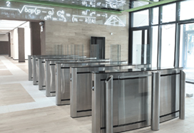 ST-01 Speed gate with a built-in card capture reader | PERCo