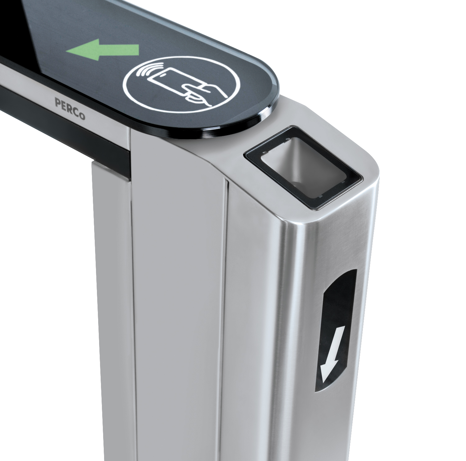 ST-01 Speed gate with a built-in barcode scanner | PERCo