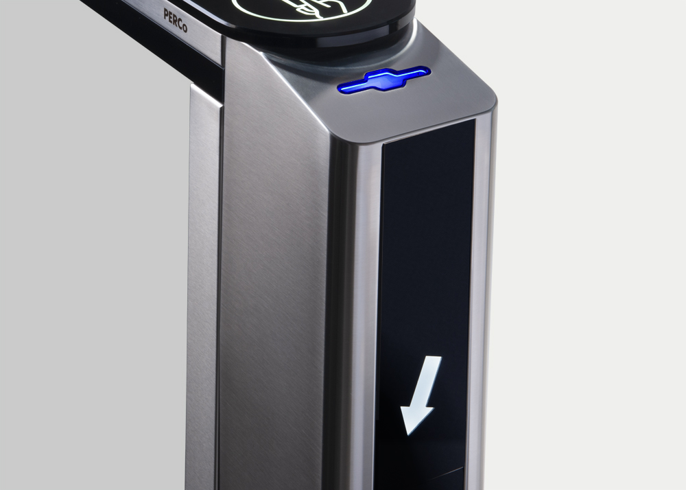 ST-01 Speed gate with built-in card capture reader | PERCo
