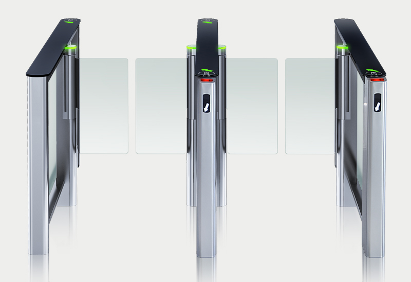 ST-01 Speed gate with a built-in barcode scanner | PERCo